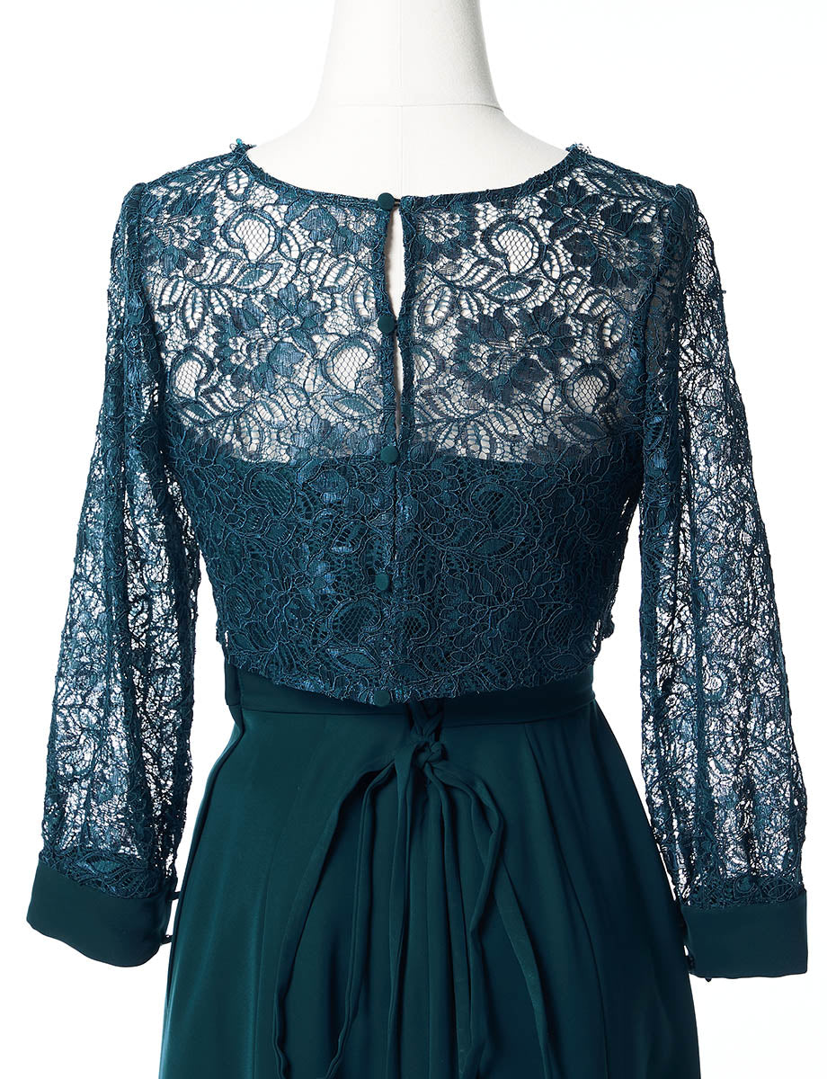 ボレロ付 ベアトップ マーメイドロングドレス 演奏会用 グリーン サテン｜ツイードドレス・TU2325-1-GNBK – TWEED DRESS